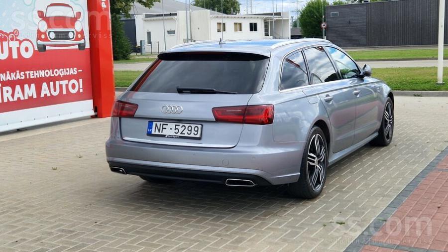 Grey Audi A6 2015 in Jelgava, with an engine capacity of 2.00 L and mileage of 274 thousand km for 9950 €, photo 15 on AUTOMOTO.COM.LV