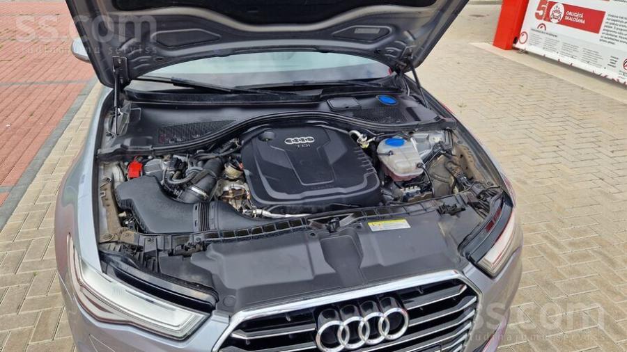 Grey Audi A6 2015 in Jelgava, with an engine capacity of 2.00 L and mileage of 274 thousand km for 9950 €, photo 30 on AUTOMOTO.COM.LV
