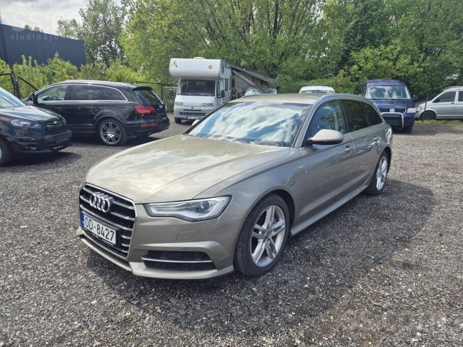 Grey Audi A6 2016 in Riga, with an engine capacity of 3.00 L and mileage of 291 thousand km for 2650 €, photo 1 on AUTOMOTO.COM.LV
