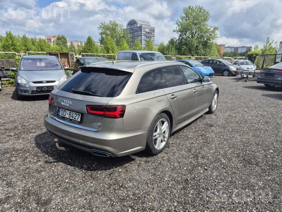 Grey Audi A6 2016 in Riga, with an engine capacity of 3.00 L and mileage of 291 thousand km for 2650 €, photo 4 on AUTOMOTO.COM.LV