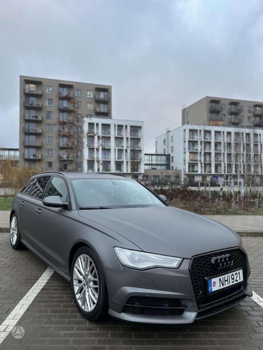 Grey Audi A6 2016 in Vilnius, with an engine capacity of 2.97 L and mileage of 254 thousand km for 13500 €, photo 2 on AUTOMOTO.COM.LV