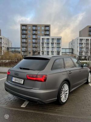 Grey Audi A6 2016 in Vilnius, with an engine capacity of 2.97 L and mileage of 254 thousand km for 13500 €, photo 4 on AUTOMOTO.COM.LV