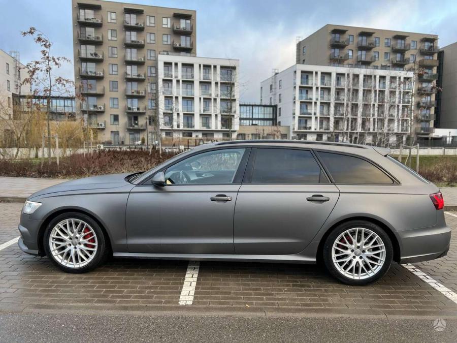 Grey Audi A6 2016 in Vilnius, with an engine capacity of 2.97 L and mileage of 254 thousand km for 13500 €, photo 6 on AUTOMOTO.COM.LV