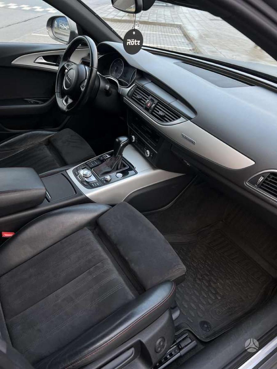 Grey Audi A6 2016 in Vilnius, with an engine capacity of 2.97 L and mileage of 254 thousand km for 13500 €, photo 8 on AUTOMOTO.COM.LV