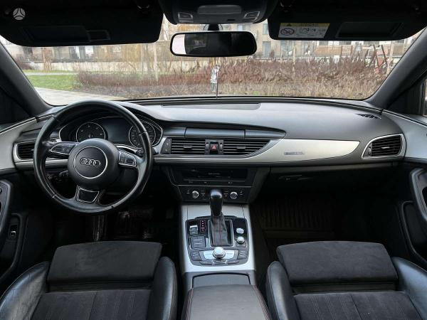 Grey Audi A6 2016 in Vilnius, with an engine capacity of 2.97 L and mileage of 254 thousand km for 13500 €, photo 9 on AUTOMOTO.COM.LV