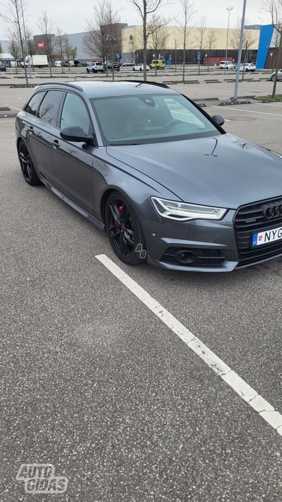 Grey Audi A6 2016 in Klaipeda, with an engine capacity of 3.00 L and mileage of 187 thousand km for 20600 €, photo 1 on AUTOMOTO.COM.LV