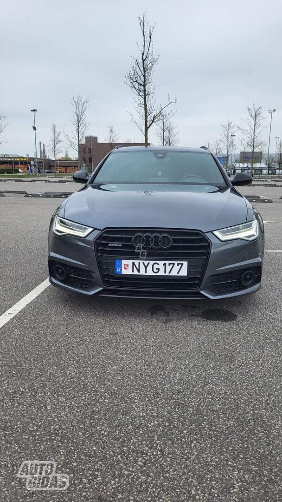 Grey Audi A6 2016 in Klaipeda, with an engine capacity of 3.00 L and mileage of 187 thousand km for 20600 €, photo 2 on AUTOMOTO.COM.LV