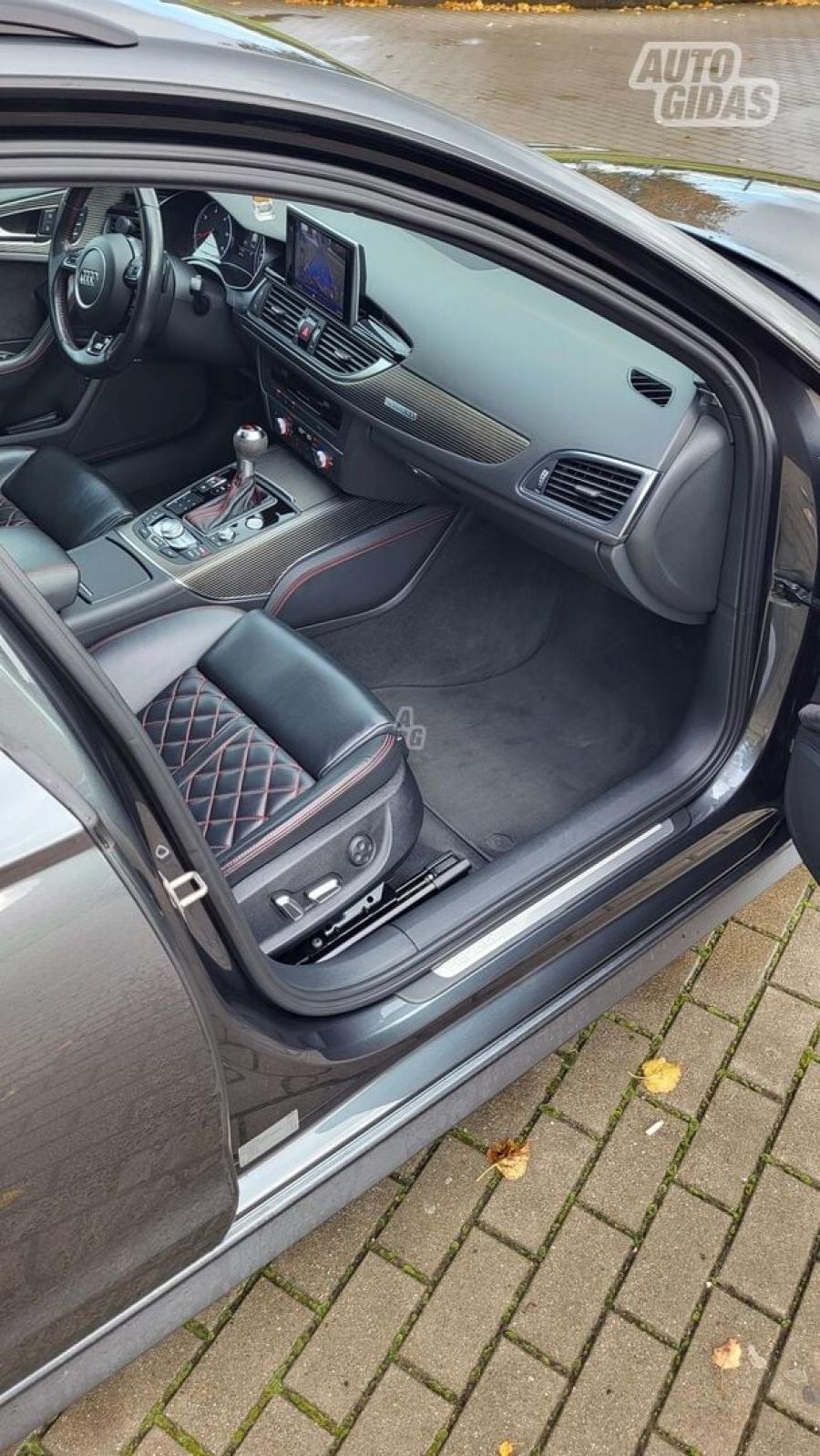 Grey Audi A6 2016 in Klaipeda, with an engine capacity of 3.00 L and mileage of 187 thousand km for 20600 €, photo 8 on AUTOMOTO.COM.LV
