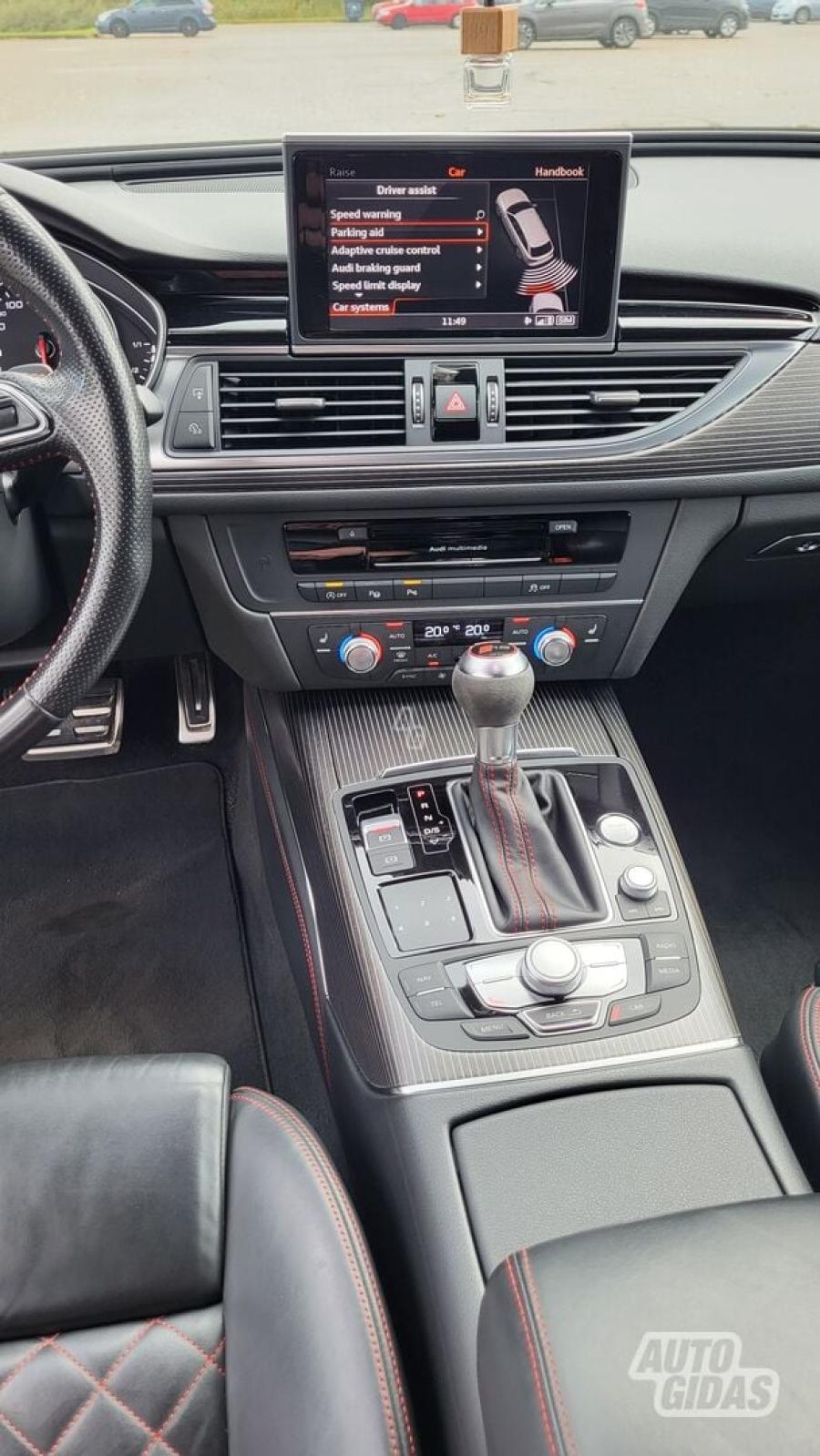 Grey Audi A6 2016 in Klaipeda, with an engine capacity of 3.00 L and mileage of 187 thousand km for 20600 €, photo 14 on AUTOMOTO.COM.LV