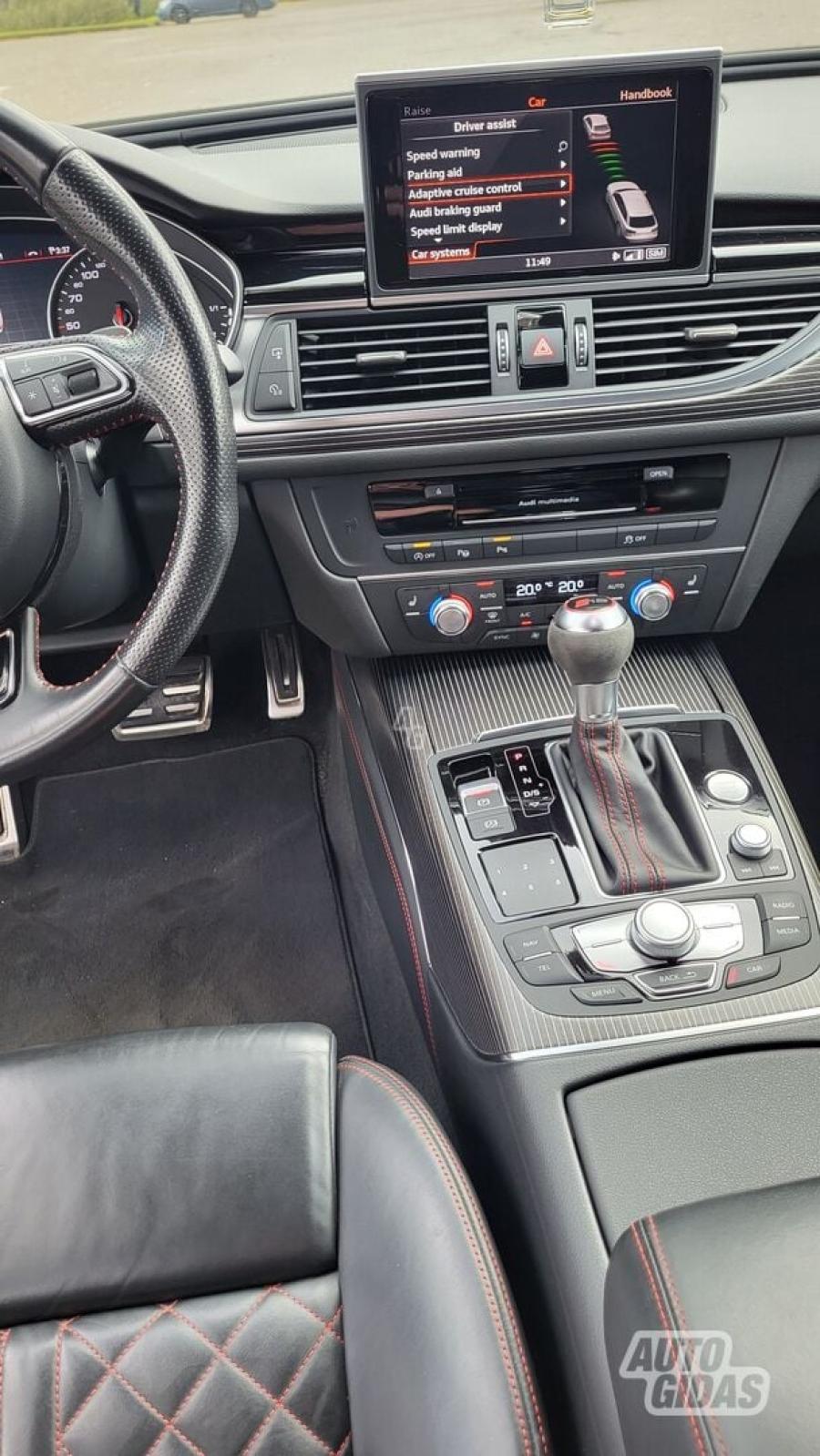 Grey Audi A6 2016 in Klaipeda, with an engine capacity of 3.00 L and mileage of 187 thousand km for 20600 €, photo 15 on AUTOMOTO.COM.LV
