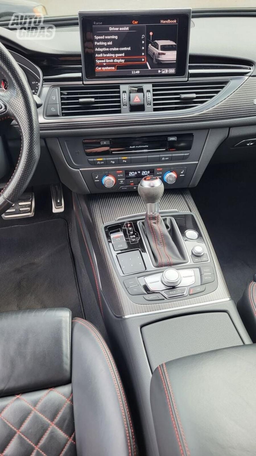 Grey Audi A6 2016 in Klaipeda, with an engine capacity of 3.00 L and mileage of 187 thousand km for 20600 €, photo 17 on AUTOMOTO.COM.LV