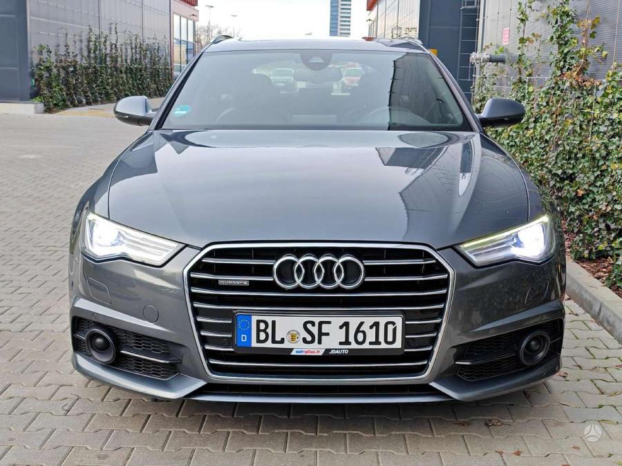 Grey Audi A6 2016 in Klaipeda, with an engine capacity of 2.97 L and mileage of 237 thousand km for 16750 €, photo 9 on AUTOMOTO.COM.LV