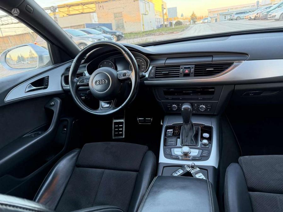 Grey Audi A6 2016 in Panevezys, with an engine capacity of 1.97 L and mileage of 257 thousand km for 13200 €, photo 11 on AUTOMOTO.COM.LV