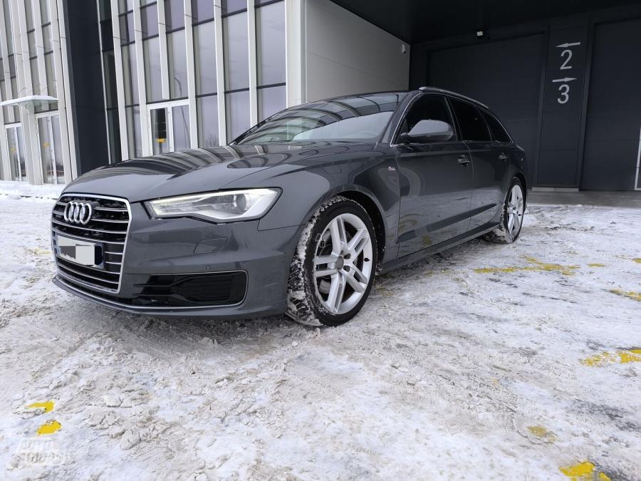 Pelēks Audi A6 2016 Viļņa, ar dzinēja tilpumu 3.00 L un nobraukumu 257 tūkst. km par 13800 €, foto 1 vietnē AUTOMOTO.COM.LV