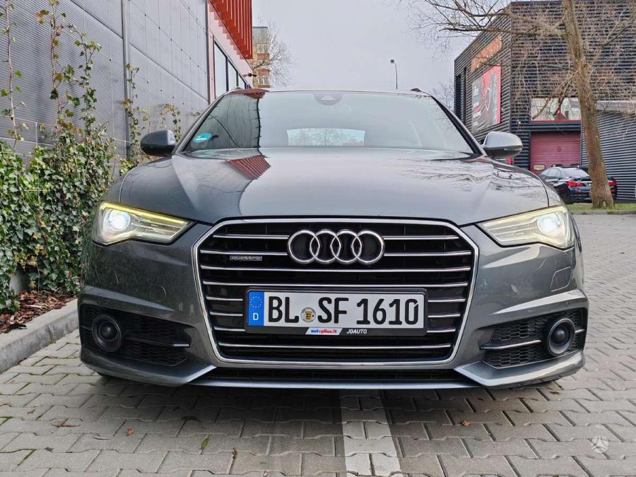 Grey Audi A6 2016 in Klaipeda, with an engine capacity of 2.97 L and mileage of 237 thousand km for 16999 €, photo 9 on AUTOMOTO.COM.LV