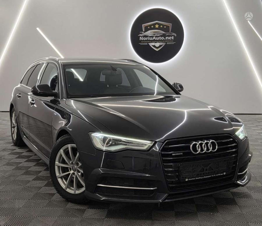 Pelēks Audi A6 2016 Marijampole, ar dzinēja tilpumu 1.97 L un nobraukumu 221 tūkst. km par 14999 €, foto 1 vietnē AUTOMOTO.COM.LV