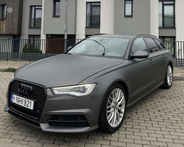 Grey Audi A6 2016 in Vilnius, with an engine capacity of 2.97 L and mileage of 254 thousand km for 13000 €, photo 1 on AUTOMOTO.COM.LV