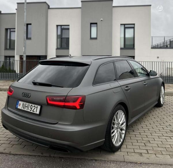 Grey Audi A6 2016 in Vilnius, with an engine capacity of 2.97 L and mileage of 254 thousand km for 13000 €, photo 3 on AUTOMOTO.COM.LV