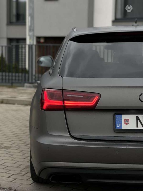 Grey Audi A6 2016 in Vilnius, with an engine capacity of 2.97 L and mileage of 254 thousand km for 13000 €, photo 5 on AUTOMOTO.COM.LV