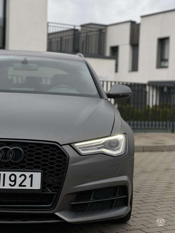 Grey Audi A6 2016 in Vilnius, with an engine capacity of 2.97 L and mileage of 254 thousand km for 13000 €, photo 6 on AUTOMOTO.COM.LV