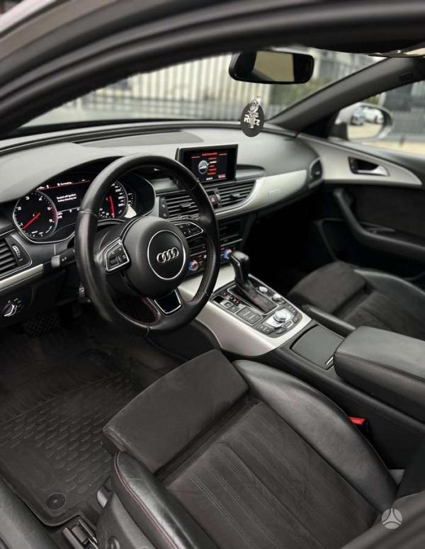 Grey Audi A6 2016 in Vilnius, with an engine capacity of 2.97 L and mileage of 254 thousand km for 13000 €, photo 9 on AUTOMOTO.COM.LV