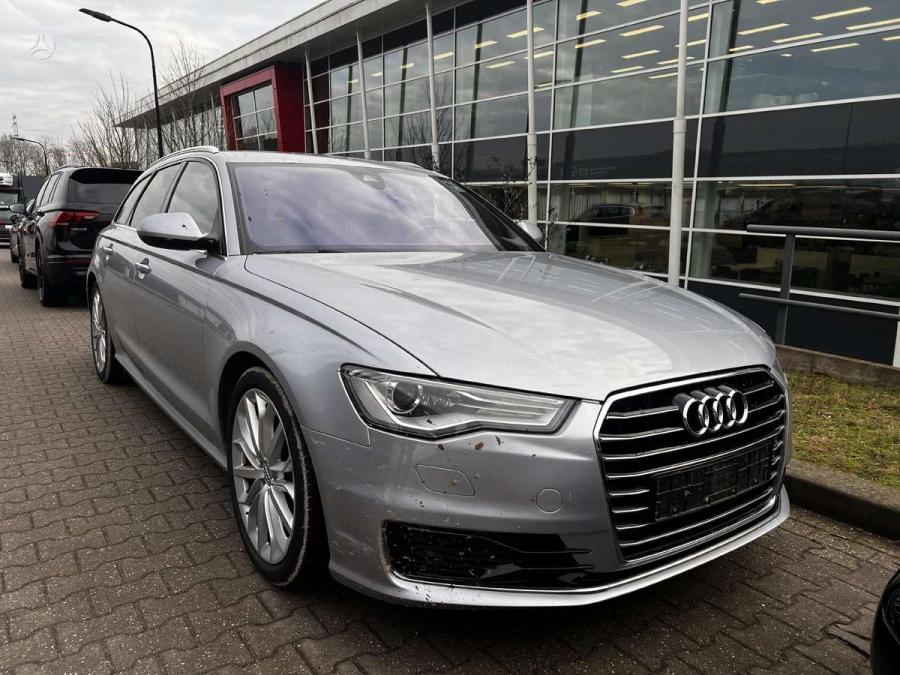 Grey Audi A6 2016 in Utena, with an engine capacity of 1.97 L and mileage of 256 thousand km for 10650 €, photo 1 on AUTOMOTO.COM.LV