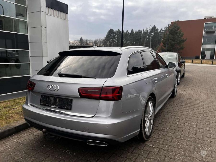 Grey Audi A6 2016 in Utena, with an engine capacity of 1.97 L and mileage of 256 thousand km for 10650 €, photo 6 on AUTOMOTO.COM.LV