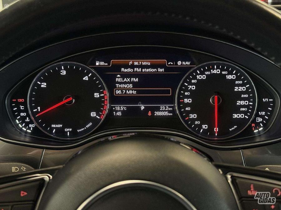 Pelēks Audi A6 2016 Klaipėda, ar dzinēja tilpumu 3.00 L un nobraukumu 268 tūkst. km par 16450 €, foto 5 vietnē AUTOMOTO.COM.LV