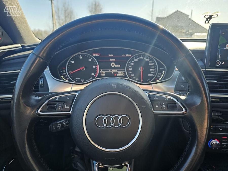 Grey Audi A6 2016 in Alytus, with an engine capacity of 3.00 L and mileage of 243 thousand km for 16500 €, photo 27 on AUTOMOTO.COM.LV