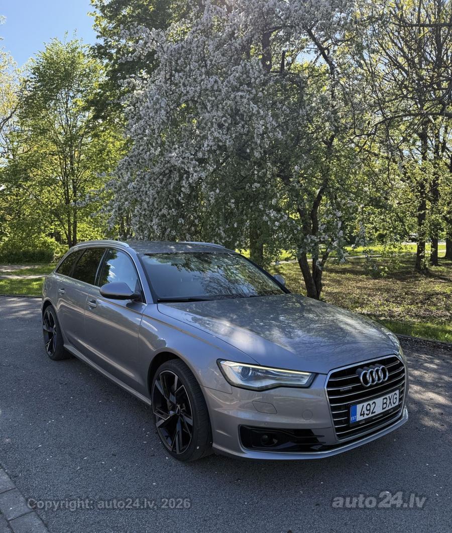 Grey Audi A6 2016 in Tallinn, with an engine capacity of 3.00 L and mileage of 312 thousand km for 14555 €, photo 1 on AUTOMOTO.COM.LV