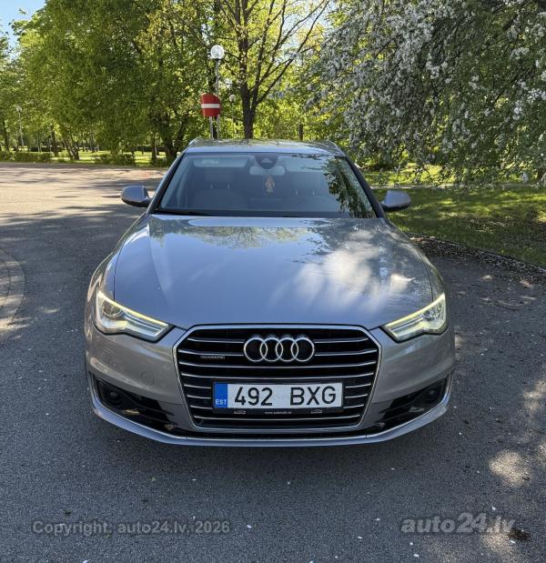 Grey Audi A6 2016 in Tallinn, with an engine capacity of 3.00 L and mileage of 312 thousand km for 14555 €, photo 2 on AUTOMOTO.COM.LV