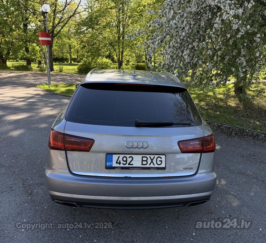Grey Audi A6 2016 in Tallinn, with an engine capacity of 3.00 L and mileage of 312 thousand km for 14555 €, photo 6 on AUTOMOTO.COM.LV