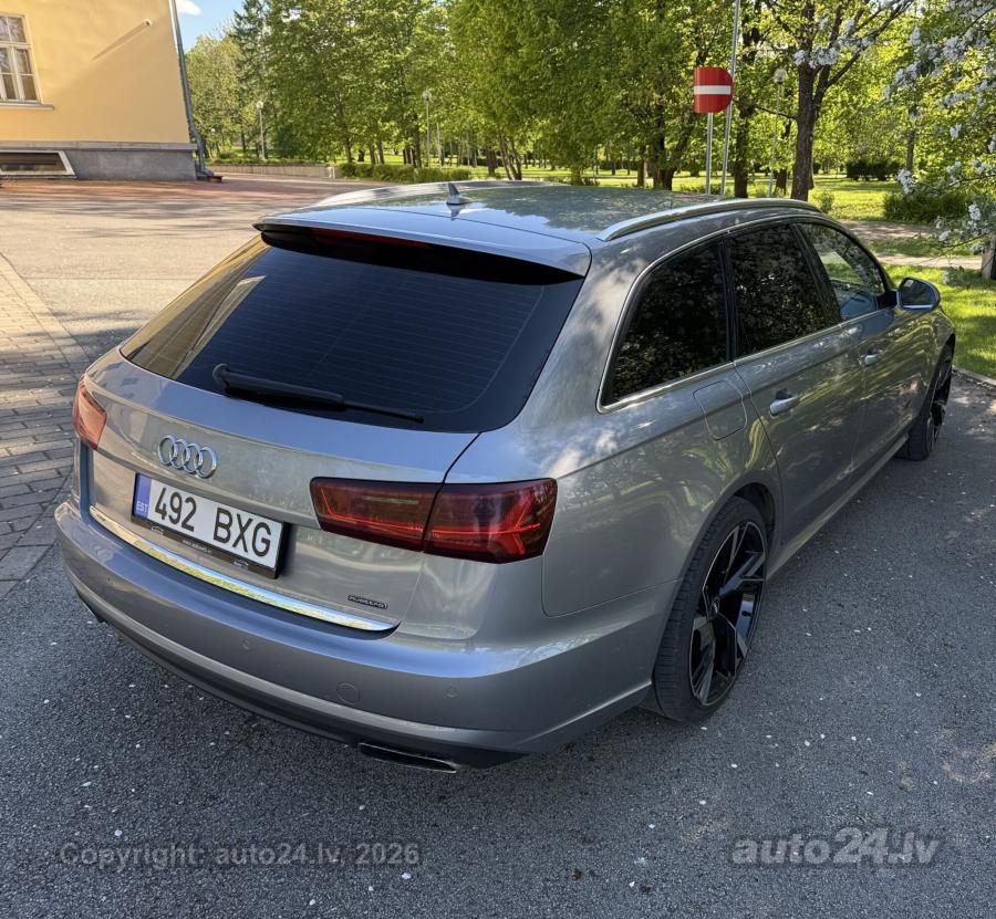 Grey Audi A6 2016 in Tallinn, with an engine capacity of 3.00 L and mileage of 312 thousand km for 14555 €, photo 7 on AUTOMOTO.COM.LV