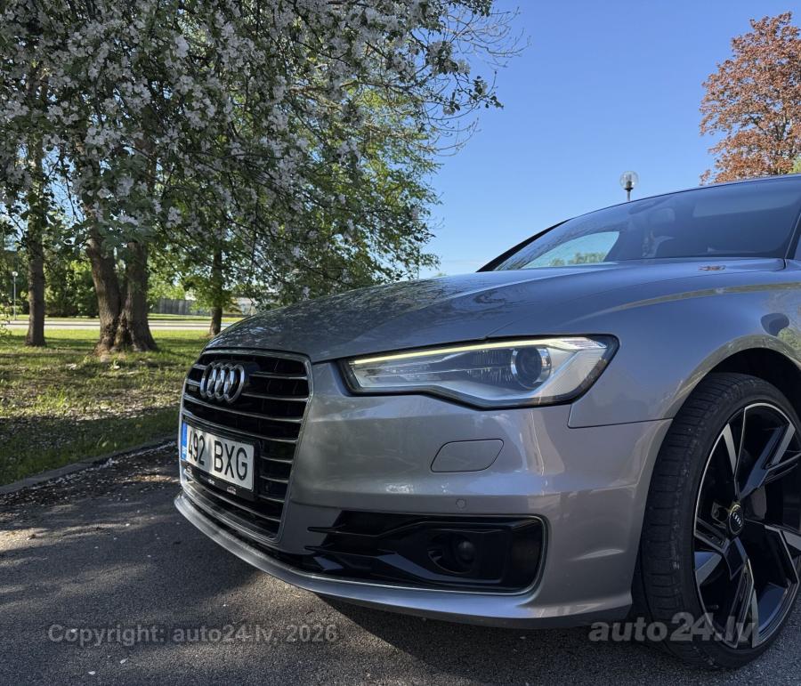 Grey Audi A6 2016 in Tallinn, with an engine capacity of 3.00 L and mileage of 312 thousand km for 14555 €, photo 9 on AUTOMOTO.COM.LV