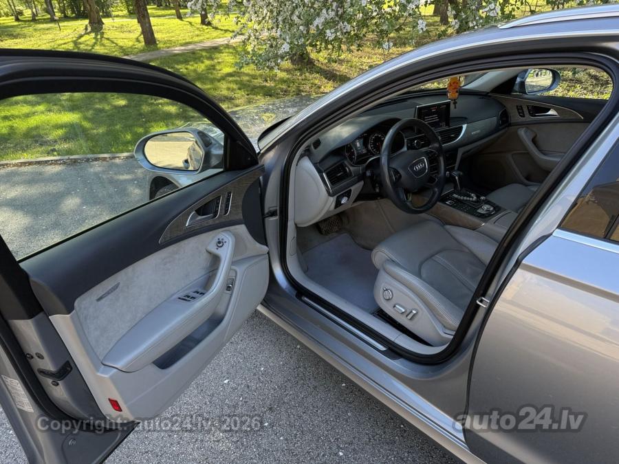 Grey Audi A6 2016 in Tallinn, with an engine capacity of 3.00 L and mileage of 312 thousand km for 14555 €, photo 10 on AUTOMOTO.COM.LV