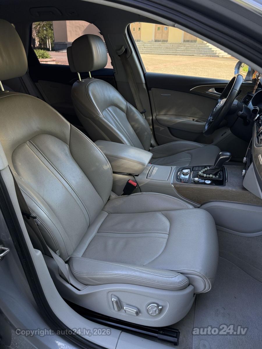 Grey Audi A6 2016 in Tallinn, with an engine capacity of 3.00 L and mileage of 312 thousand km for 14555 €, photo 12 on AUTOMOTO.COM.LV