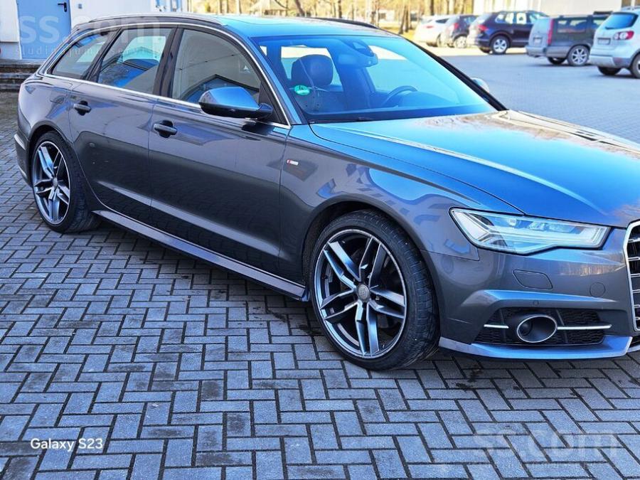 Grey Audi A6 2016 in Riga, with an engine capacity of 3.00 L and mileage of 245 thousand km for 14900 €, photo 1 on AUTOMOTO.COM.LV