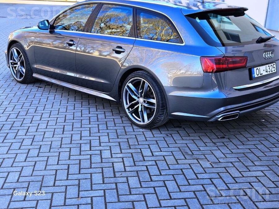 Grey Audi A6 2016 in Riga, with an engine capacity of 3.00 L and mileage of 245 thousand km for 14900 €, photo 5 on AUTOMOTO.COM.LV