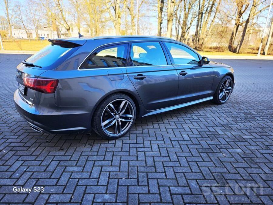 Grey Audi A6 2016 in Riga, with an engine capacity of 3.00 L and mileage of 245 thousand km for 14900 €, photo 6 on AUTOMOTO.COM.LV
