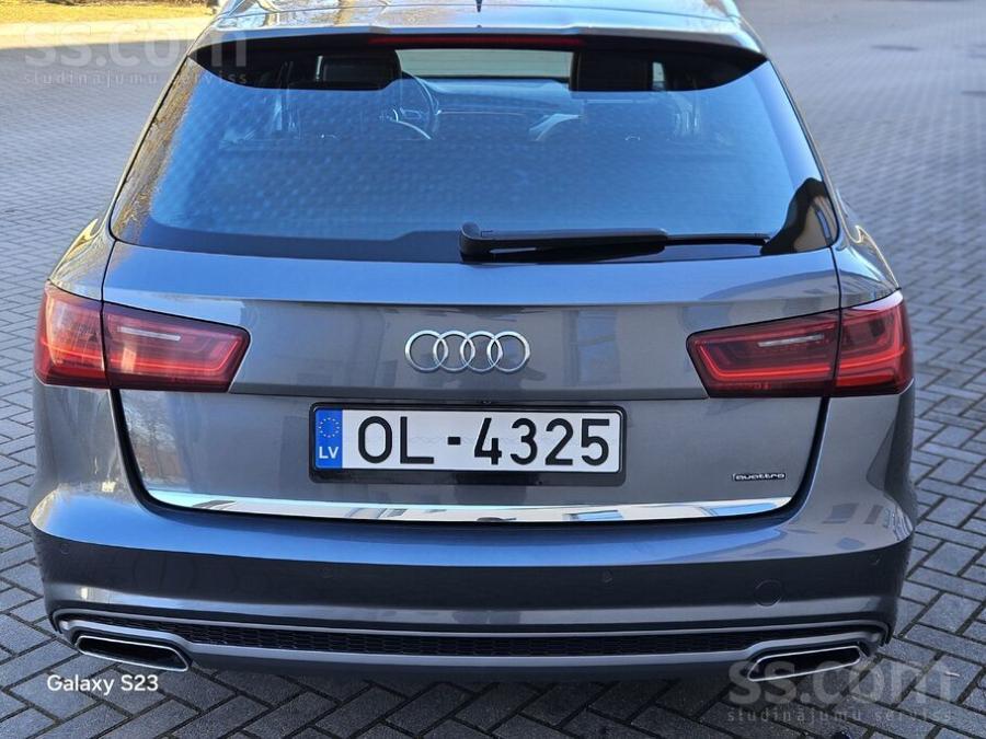 Grey Audi A6 2016 in Riga, with an engine capacity of 3.00 L and mileage of 245 thousand km for 14900 €, photo 7 on AUTOMOTO.COM.LV