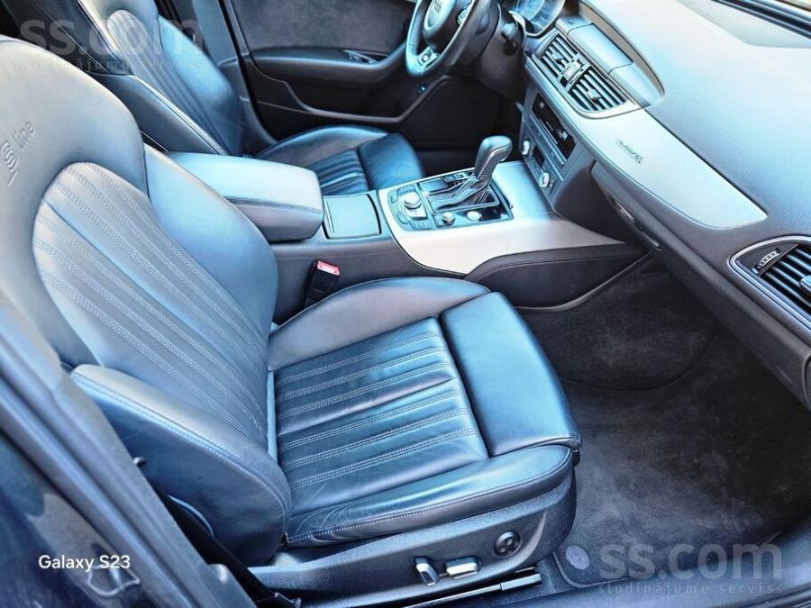Grey Audi A6 2016 in Riga, with an engine capacity of 3.00 L and mileage of 245 thousand km for 14900 €, photo 11 on AUTOMOTO.COM.LV
