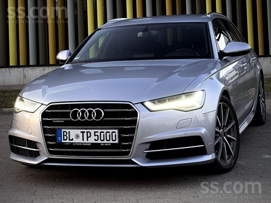 Grey Audi A6 2016 in Riga, with an engine capacity of 3.00 L and mileage of 240 thousand km for 14900 €, photo 1 on AUTOMOTO.COM.LV