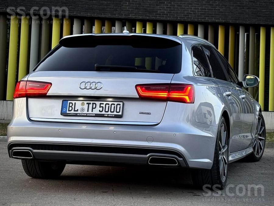 Grey Audi A6 2016 in Riga, with an engine capacity of 3.00 L and mileage of 240 thousand km for 14900 €, photo 3 on AUTOMOTO.COM.LV