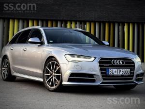 Grey Audi A6 2016 in Riga, with an engine capacity of 3.00 L and mileage of 240 thousand km for 14900 €, photo 4 on AUTOMOTO.COM.LV