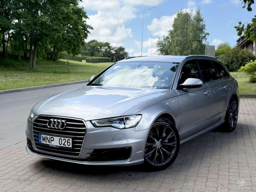 Grey Audi A6 2016 in Vilnius, with an engine capacity of 3.00 L and mileage of 307 thousand km for 10900 €, photo 3 on AUTOMOTO.COM.LV