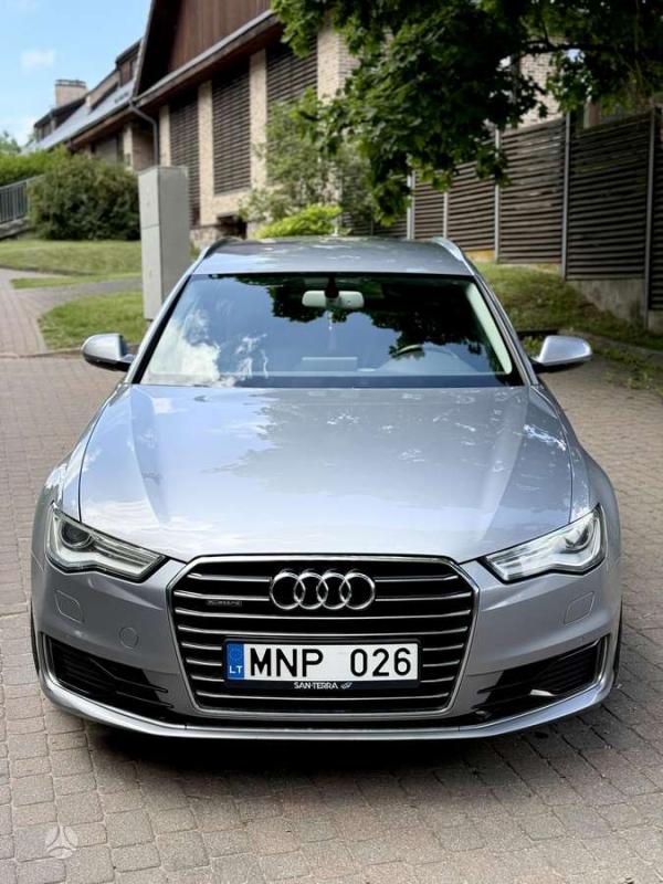 Grey Audi A6 2016 in Vilnius, with an engine capacity of 3.00 L and mileage of 307 thousand km for 10900 €, photo 3 on AUTOMOTO.COM.LV