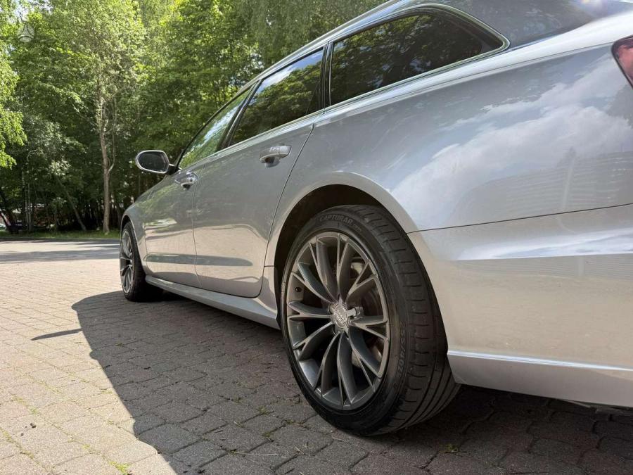 Grey Audi A6 2016 in Vilnius, with an engine capacity of 3.00 L and mileage of 307 thousand km for 10900 €, photo 12 on AUTOMOTO.COM.LV
