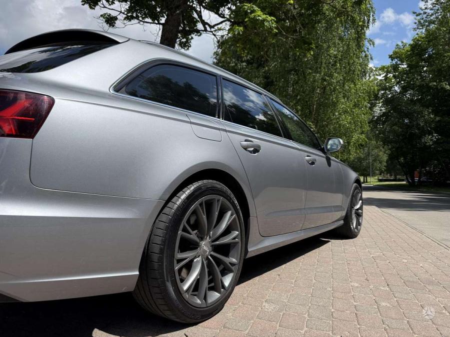 Grey Audi A6 2016 in Vilnius, with an engine capacity of 3.00 L and mileage of 307 thousand km for 10900 €, photo 13 on AUTOMOTO.COM.LV