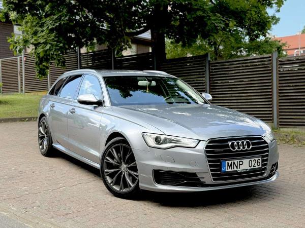 Grey Audi A6 2016 in Vilnius, with an engine capacity of 3.00 L and mileage of 307 thousand km for 10900 €, photo 1 on AUTOMOTO.COM.LV