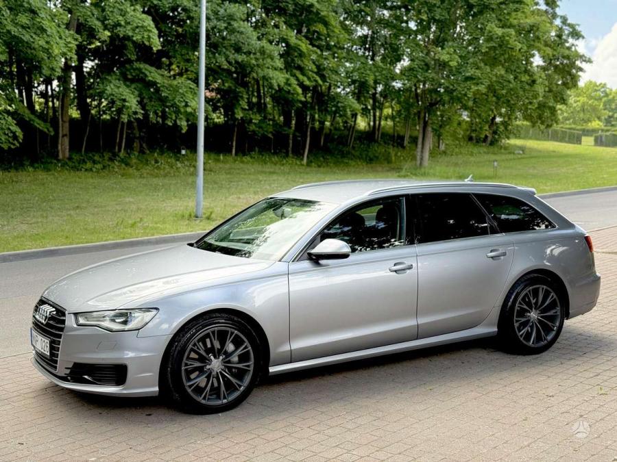 Grey Audi A6 2016 in Vilnius, with an engine capacity of 3.00 L and mileage of 307 thousand km for 10900 €, photo 5 on AUTOMOTO.COM.LV
